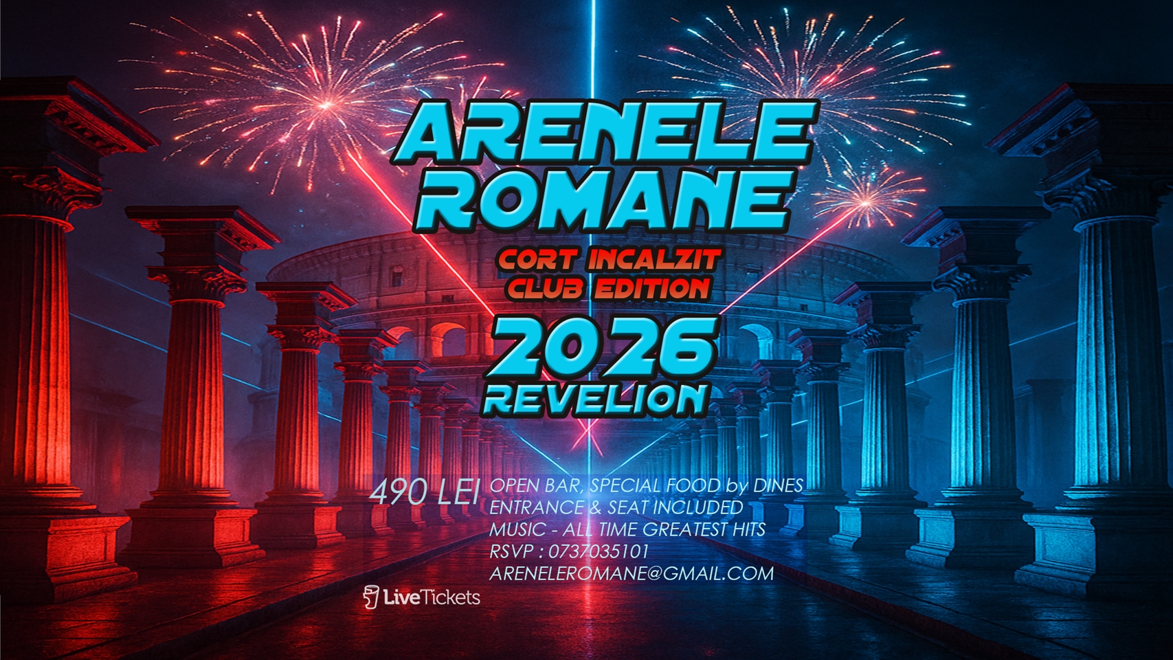 Bilete la Arenele Romane Revelion 2026