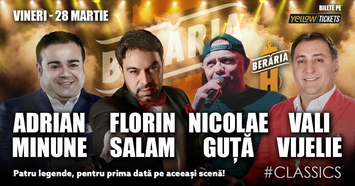 Bilete la Adrian Minune, Florin Salam, Nicolae Guță, Vali V