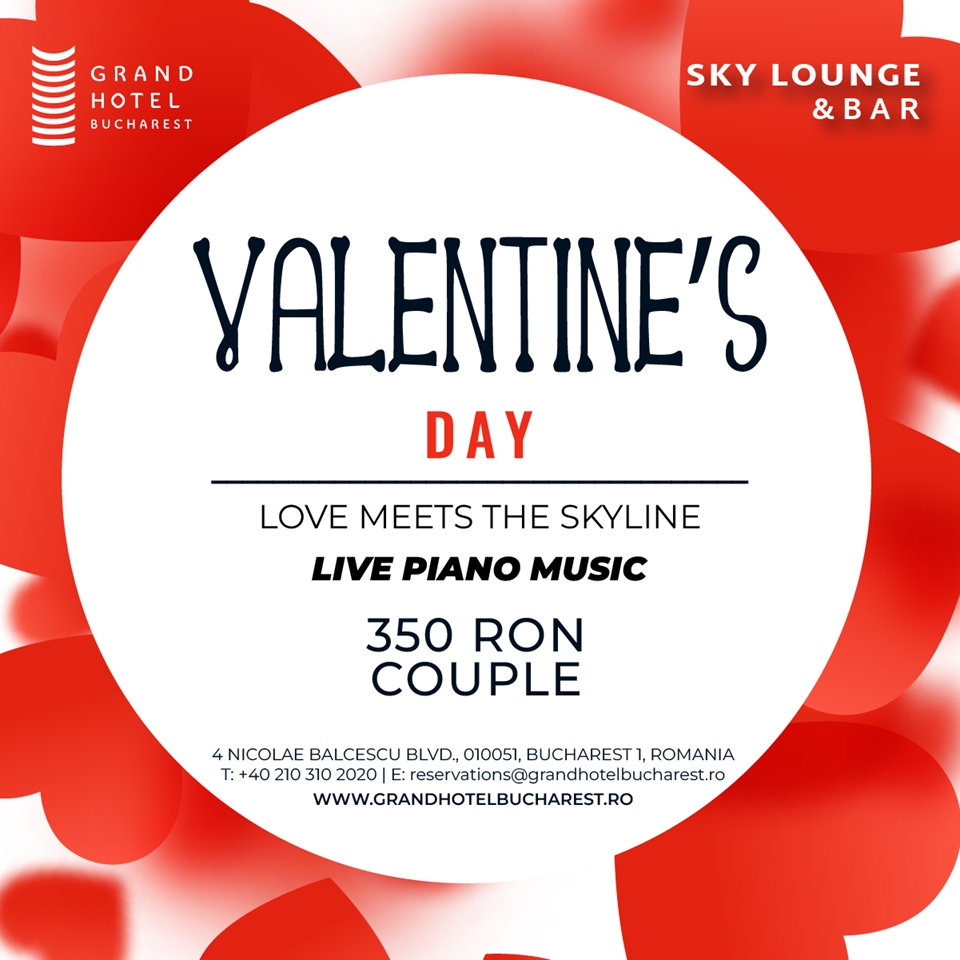 Bilete la Love Meets the Skyline | Sky Lounge Valentine's D